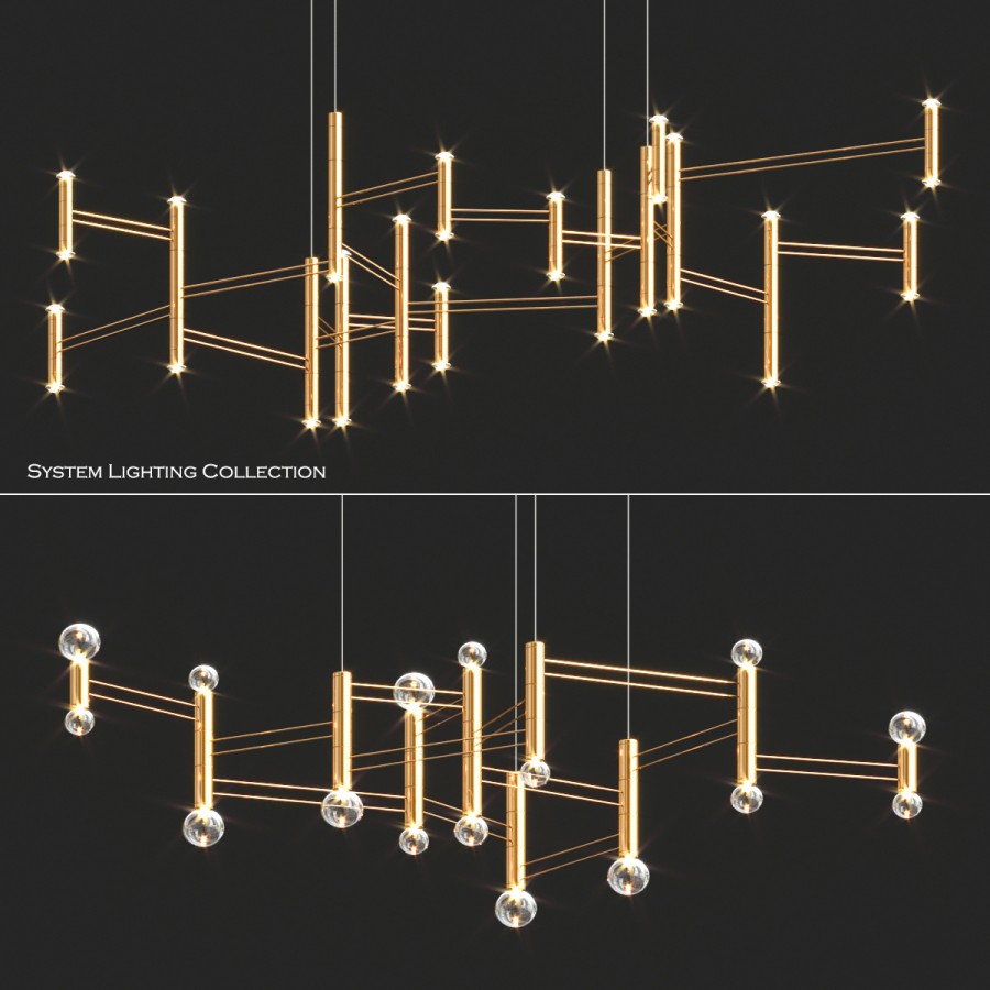 Bec Brittain System Lighting Collection - 3D Model for VRay