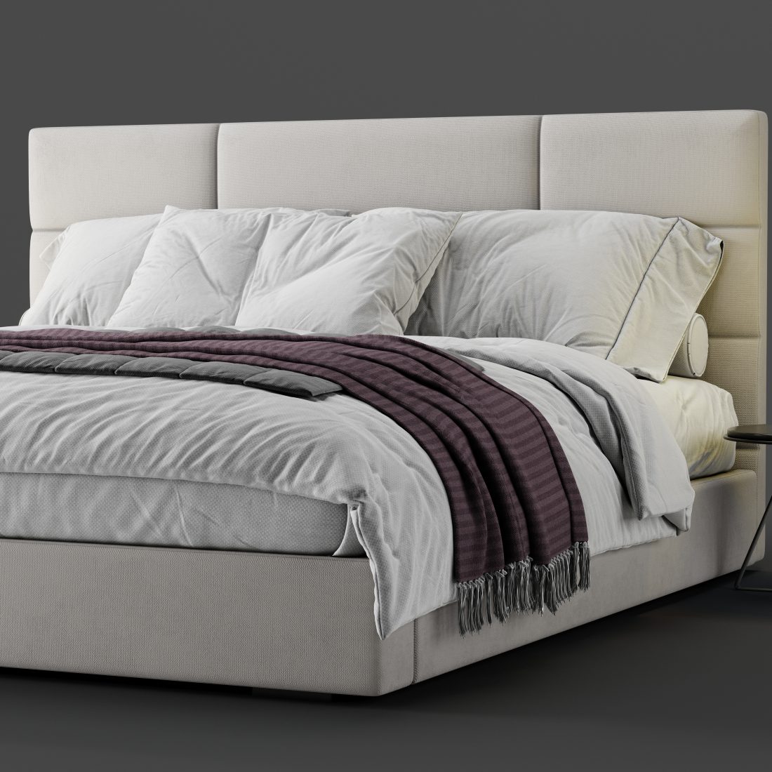 Rh Modena Bed - 3D Model for Corona