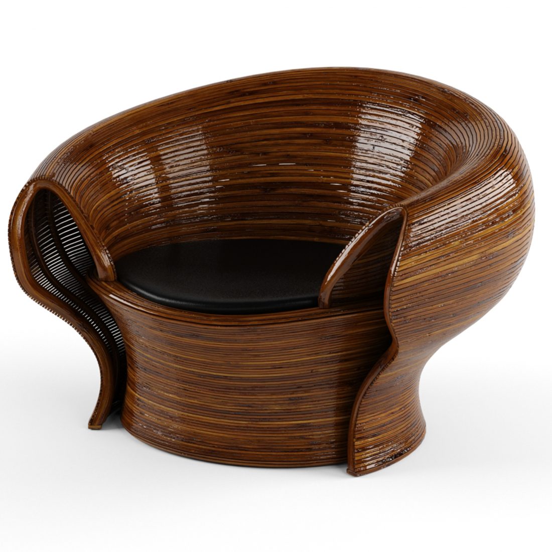 Steam 23 Walnut Steam Bent Chair By Bae Se Hwa - 3D Model for VRay