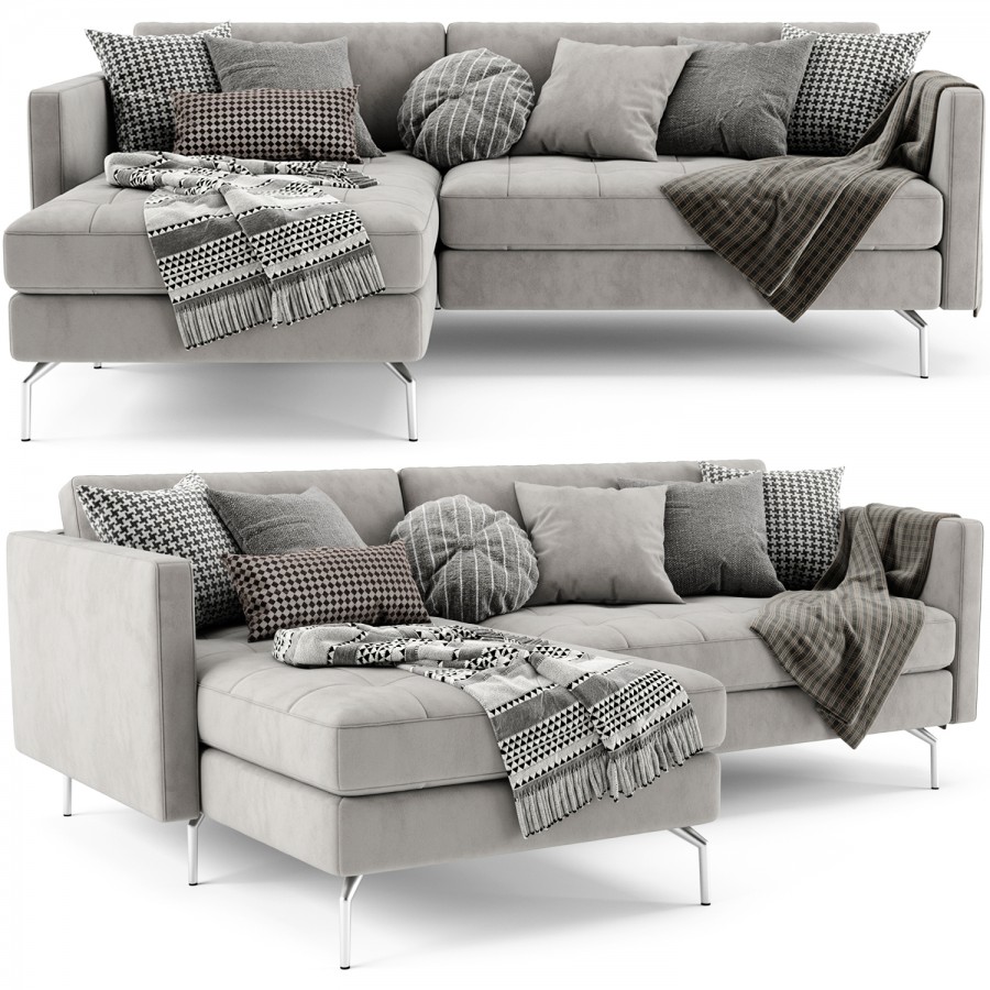 Boconcept Osaka Chaise Longue Sofa - 3D Model for VRay
