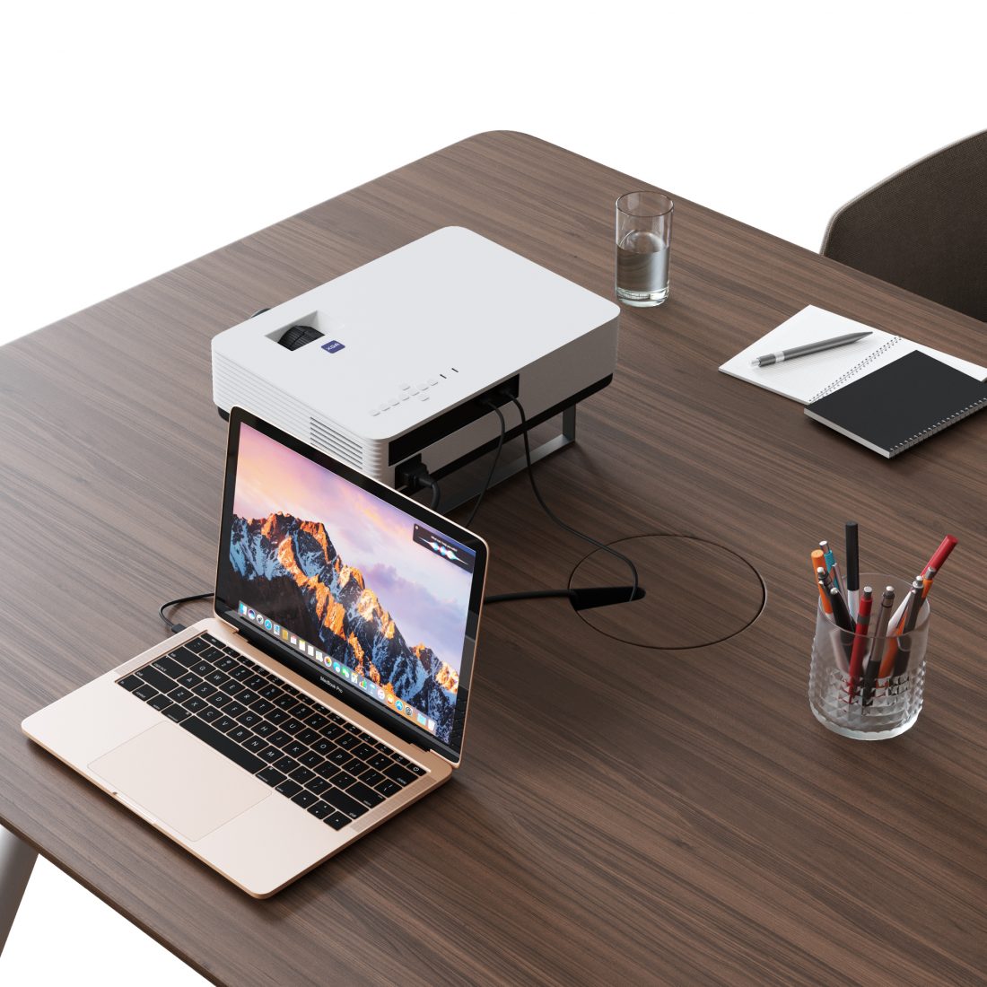Steelcase - Conference Tabele Potrero415 - 3D Model for VRay, Corona