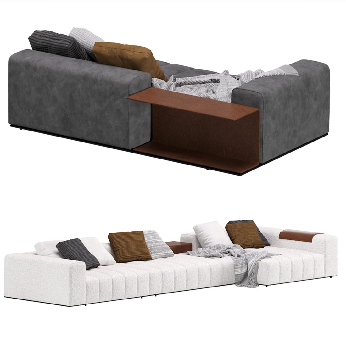 Goodman Modular Sofa 03 - 3D Model for Corona