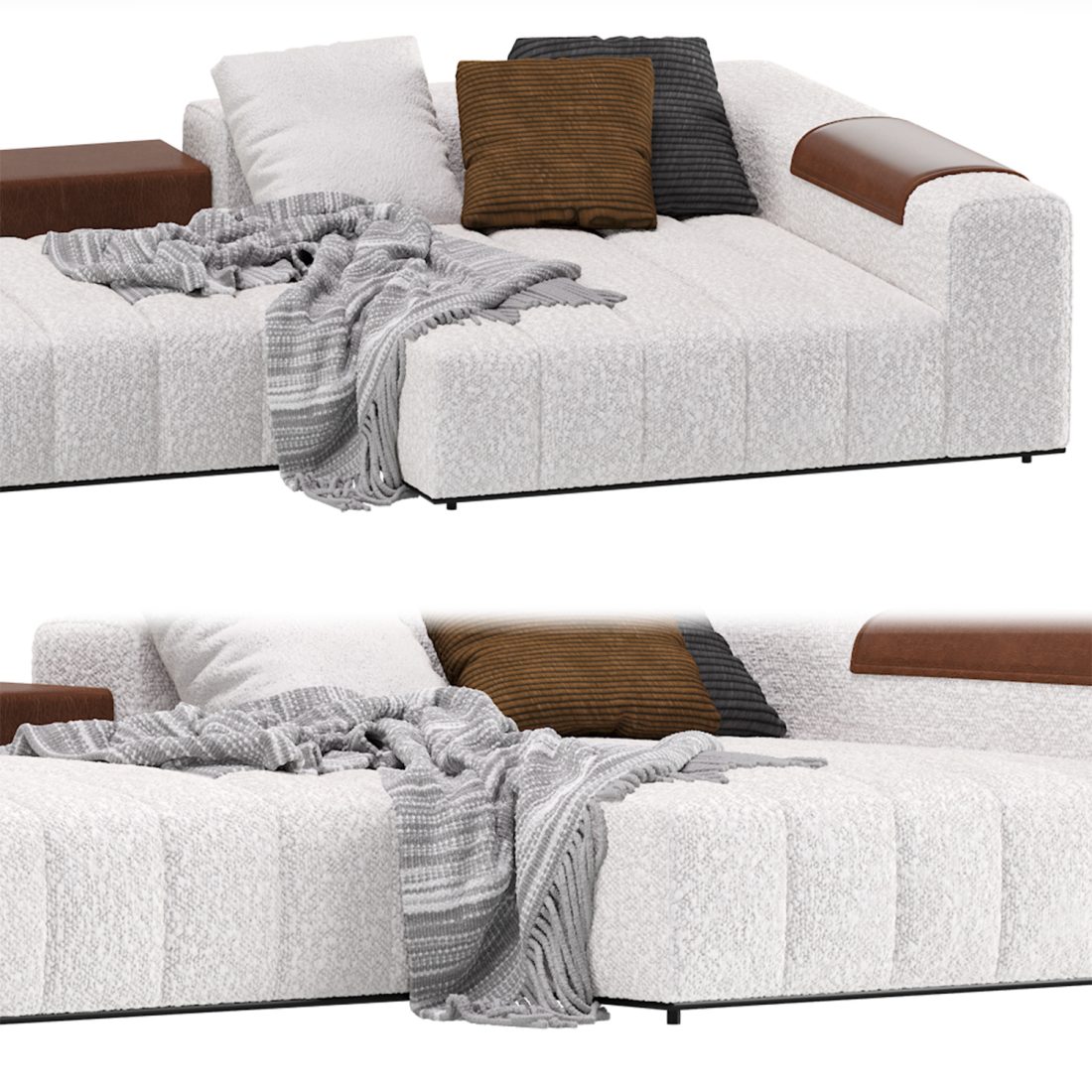 Goodman Modular Sofa 03 - 3D Model for Corona