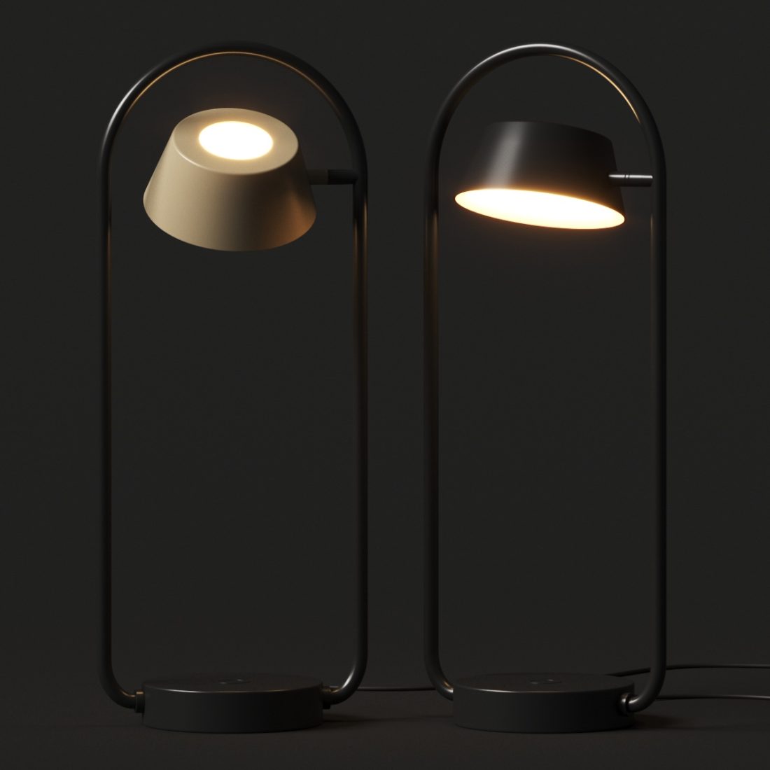 Seed Design Olo Table Lamp - 3D Model for VRay, Corona