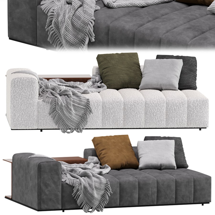Goodman Modular Sofa - 3D Model for Corona