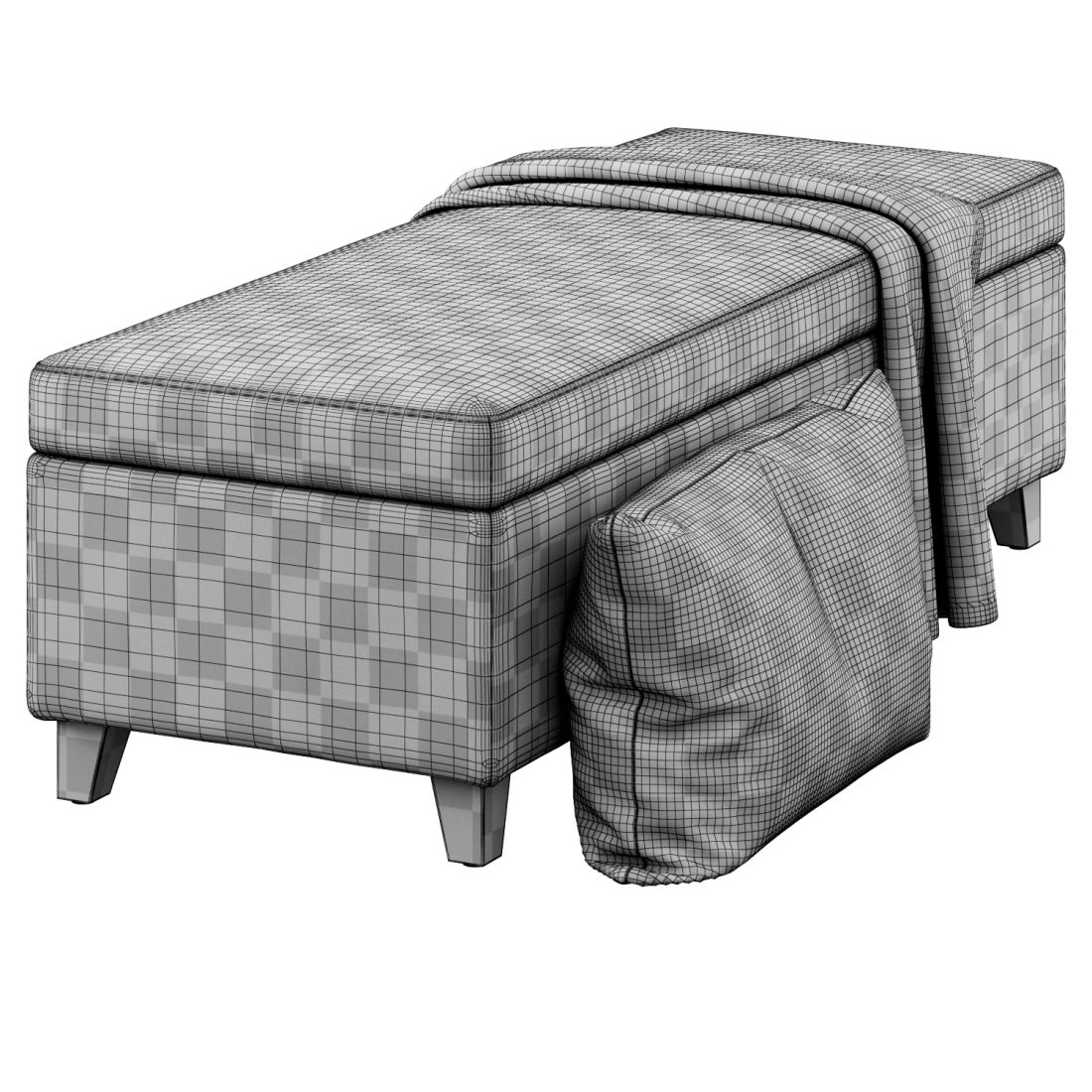 Storage Ottoman By Christopher Knight Home 3D Model for VRay | CGMood