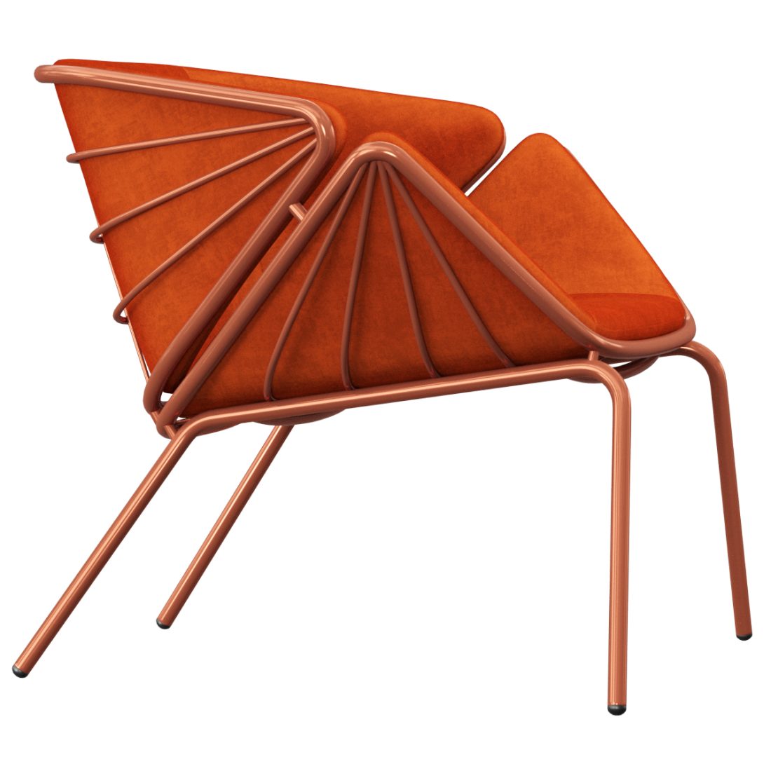 Outdoor Chair Skin Lounge Traba - 3D Model for Corona