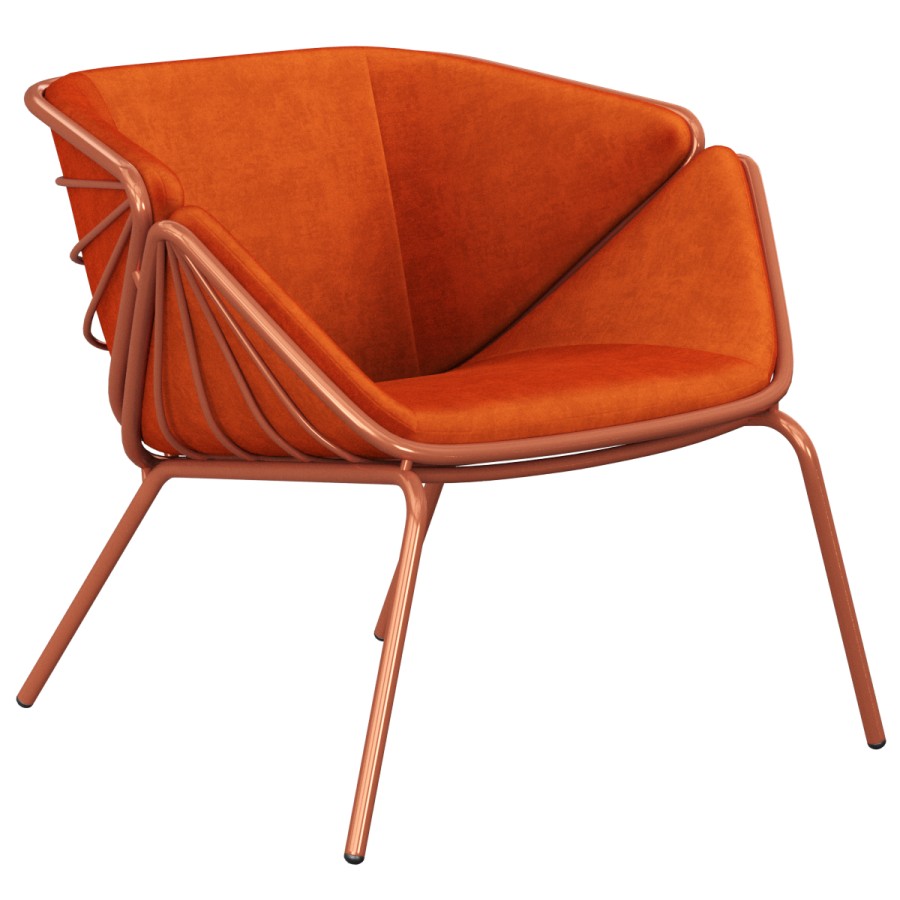 Outdoor Chair Skin Lounge Traba - 3D Model for Corona