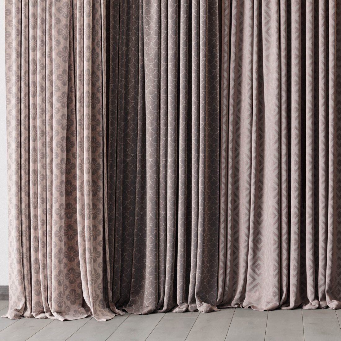 Hadi Curtain 80 3D Model for VRay, Corona | CGMood
