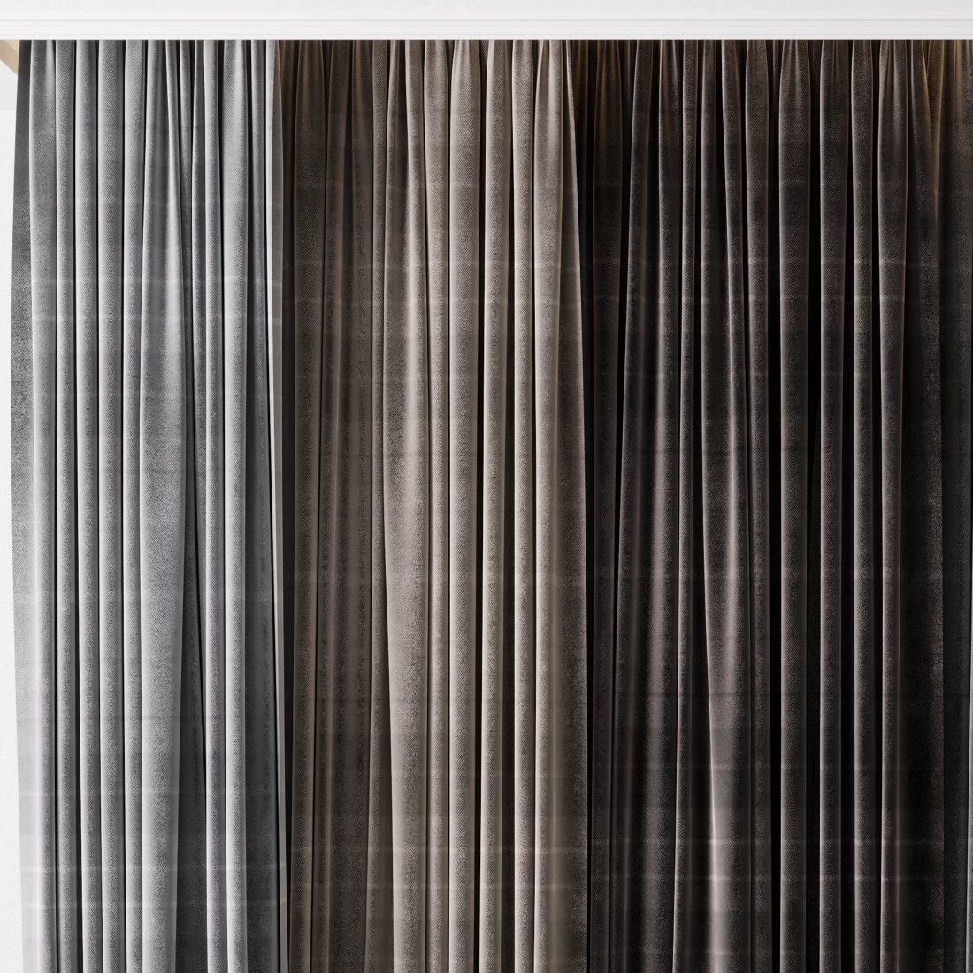 Hadi Curtain 79 - 3D Model for VRay, Corona