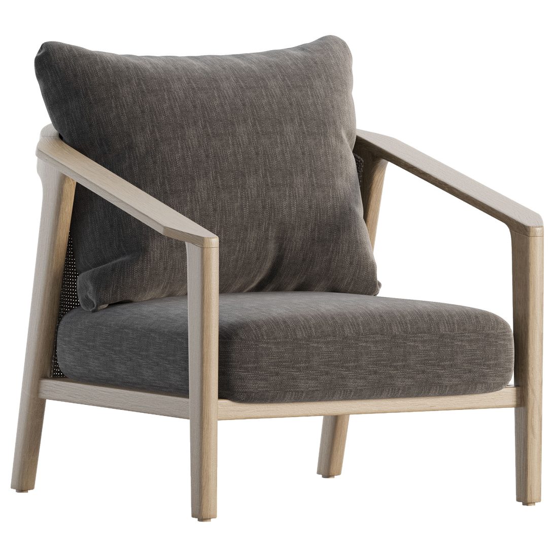 Malta Teak Chair By Rh - 3D Model for VRay, Corona