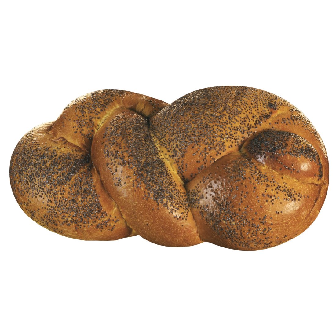 Bread Braid With Poppy Seeds - 3D Model for VRay, Corona