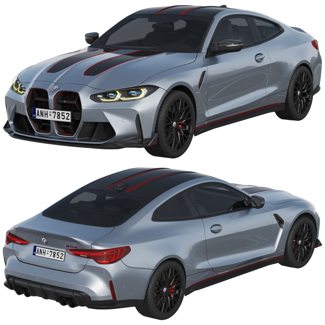 BMW M4 CSL 2022 - 3D Model for Corona