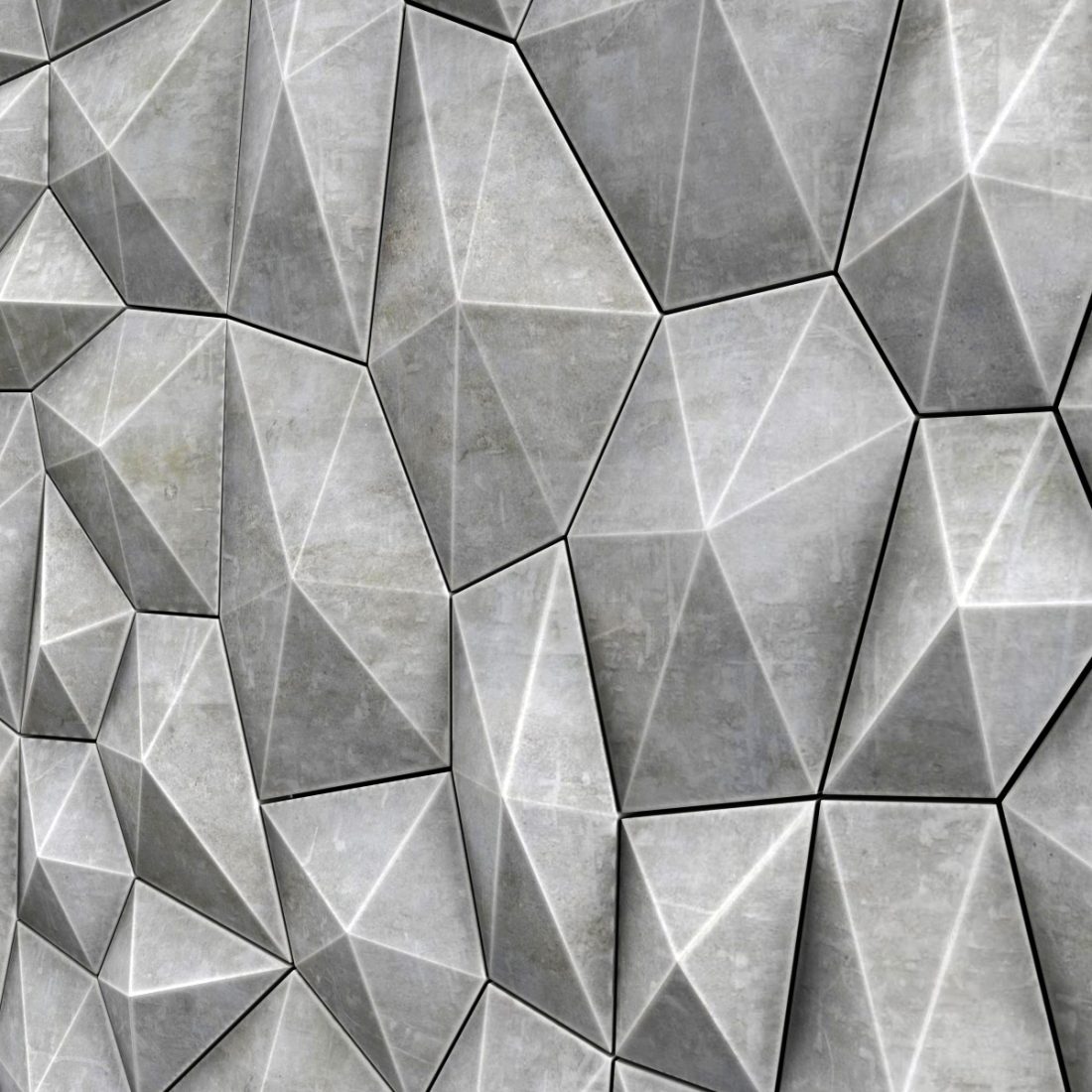 Panel Ngon N1a. - 3D Model for VRay, Corona