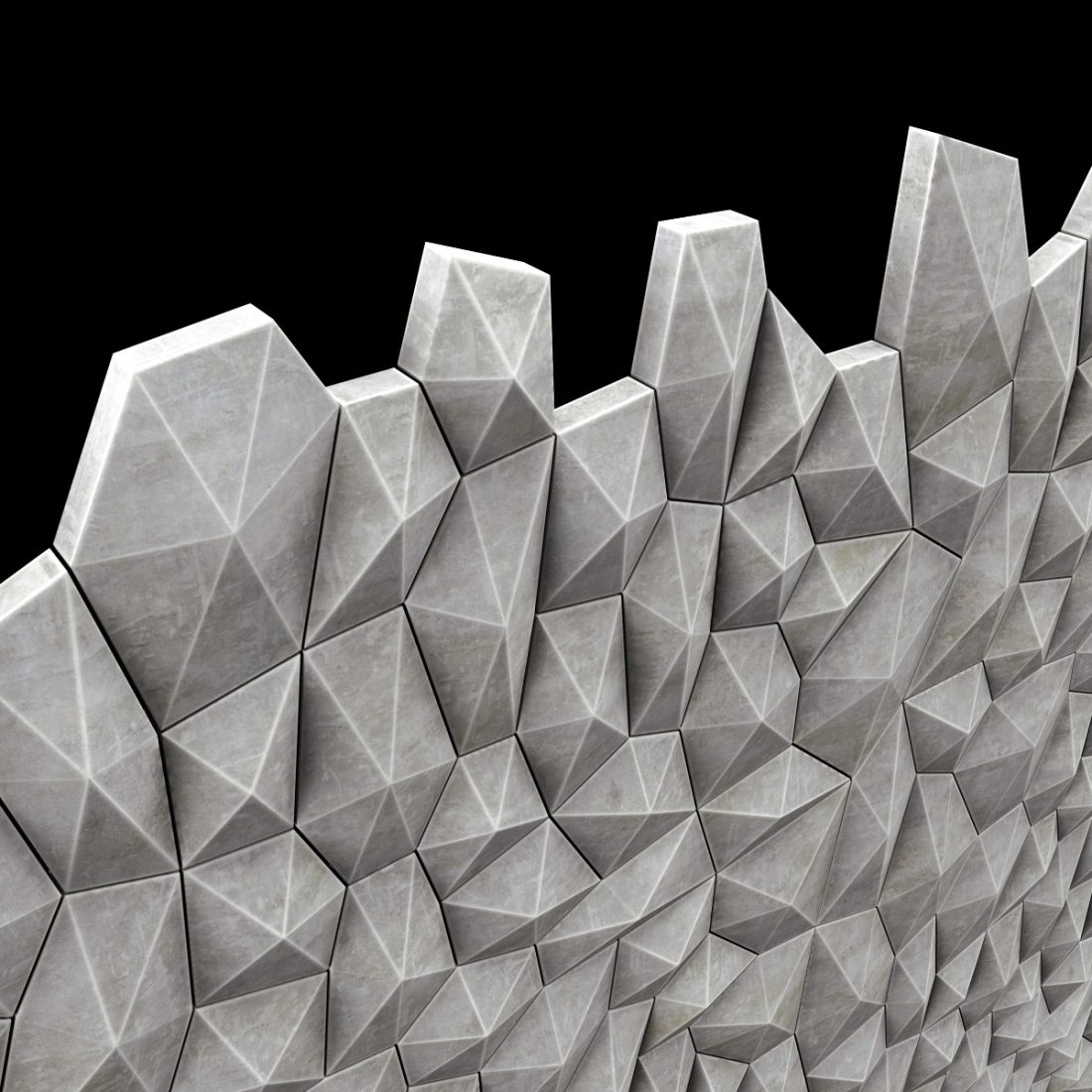 Panel Ngon N1a. - 3D Model for VRay, Corona