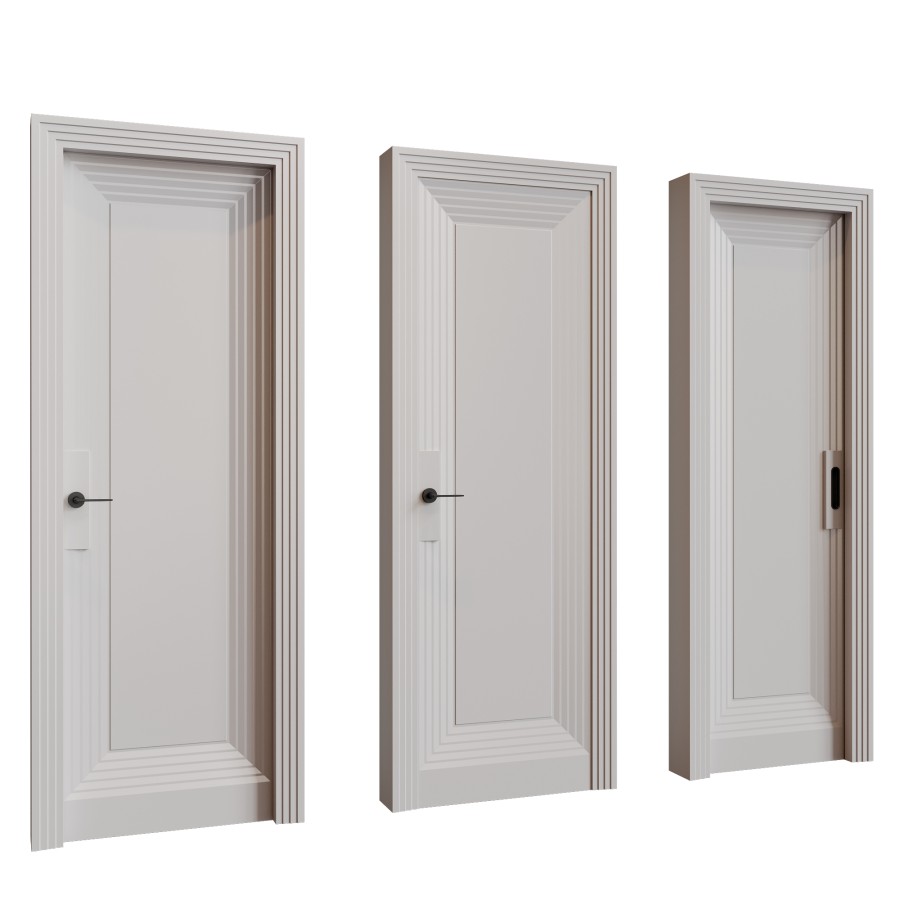 Texturedoor Modern - 3D Model for Corona
