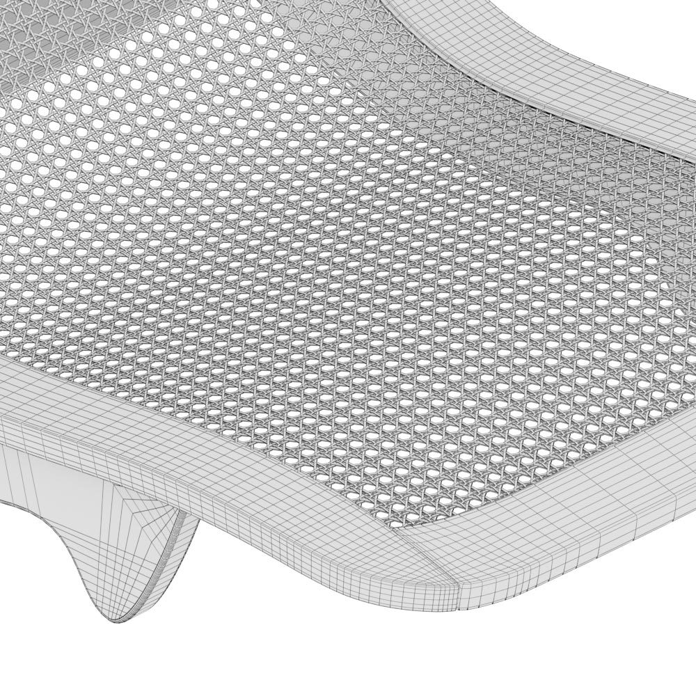 Rocking Chair Low Rocker - 3D Model for Corona