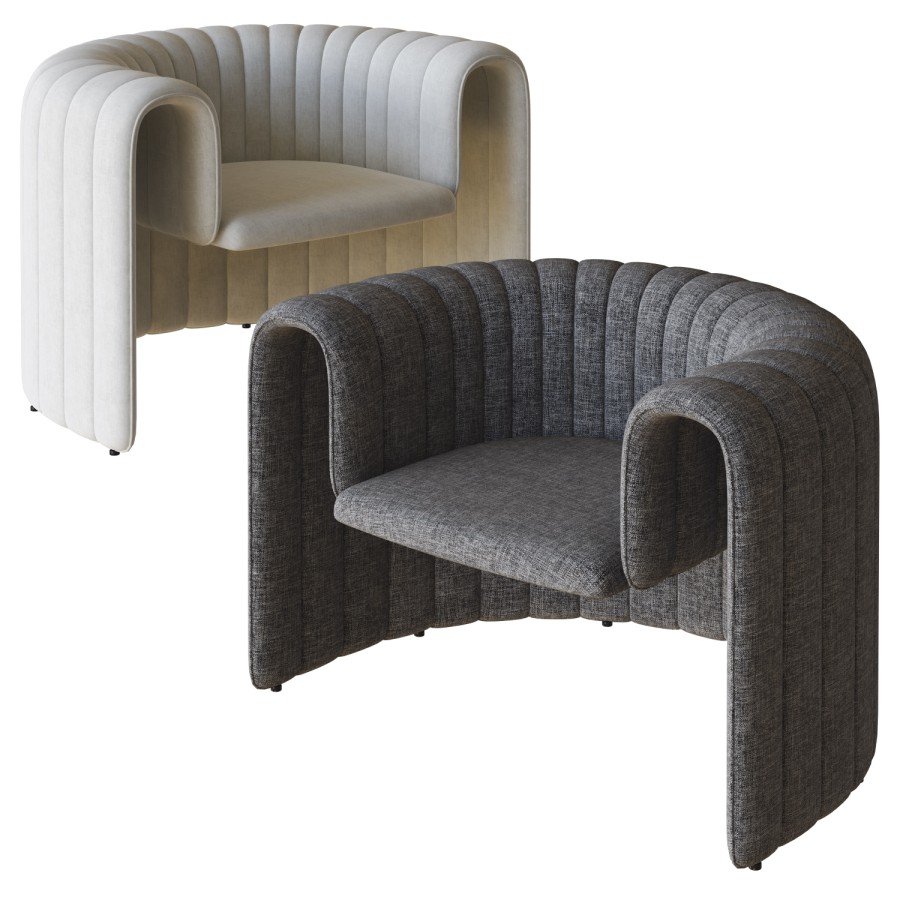 Remnant Armchair By Sancal 3D Model for VRay, Corona | CGMood