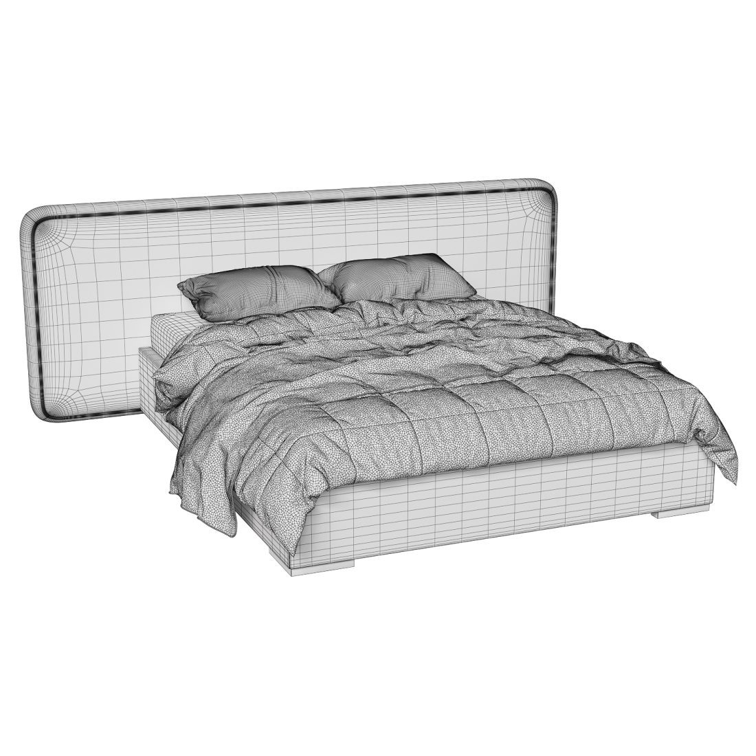 Bed Lb105 - 3D Model for VRay