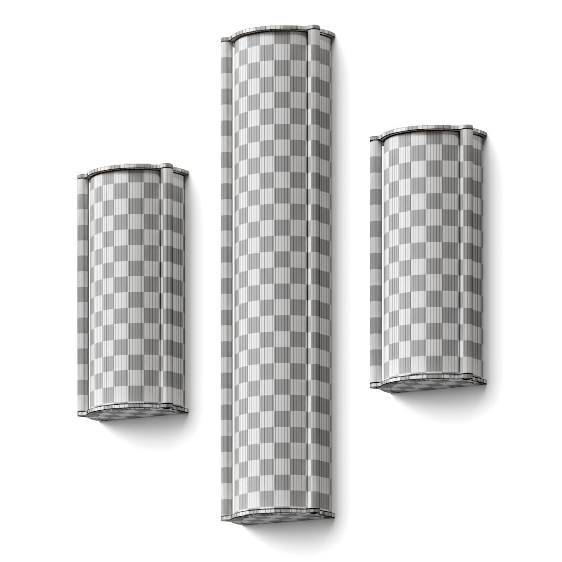 Alma Light Totem Ii Wall Lamp 3D Model for VRay, Corona | CGMood