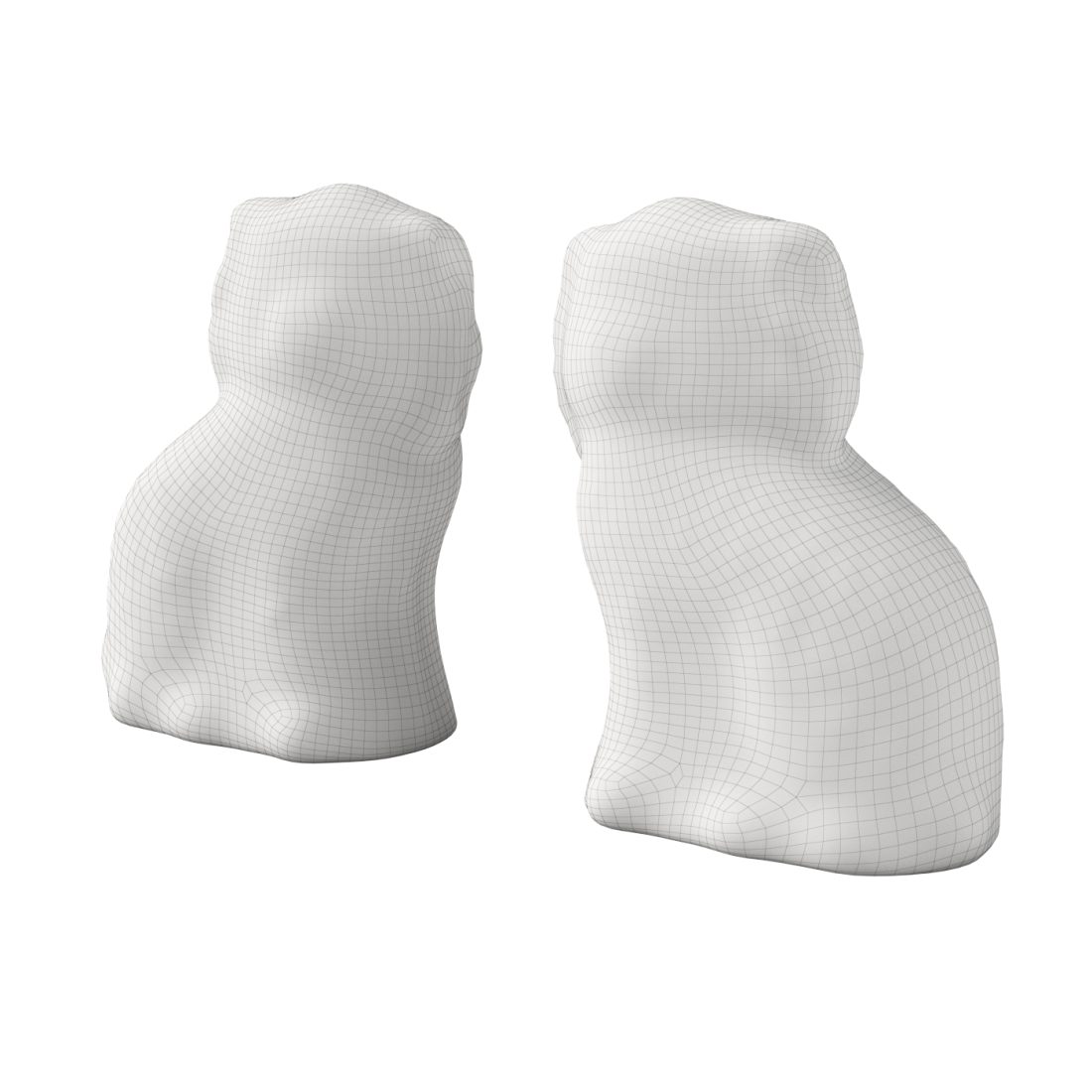 Small Staffordshire Chimney Dogs 3D Model for VRay, Corona | CGMood