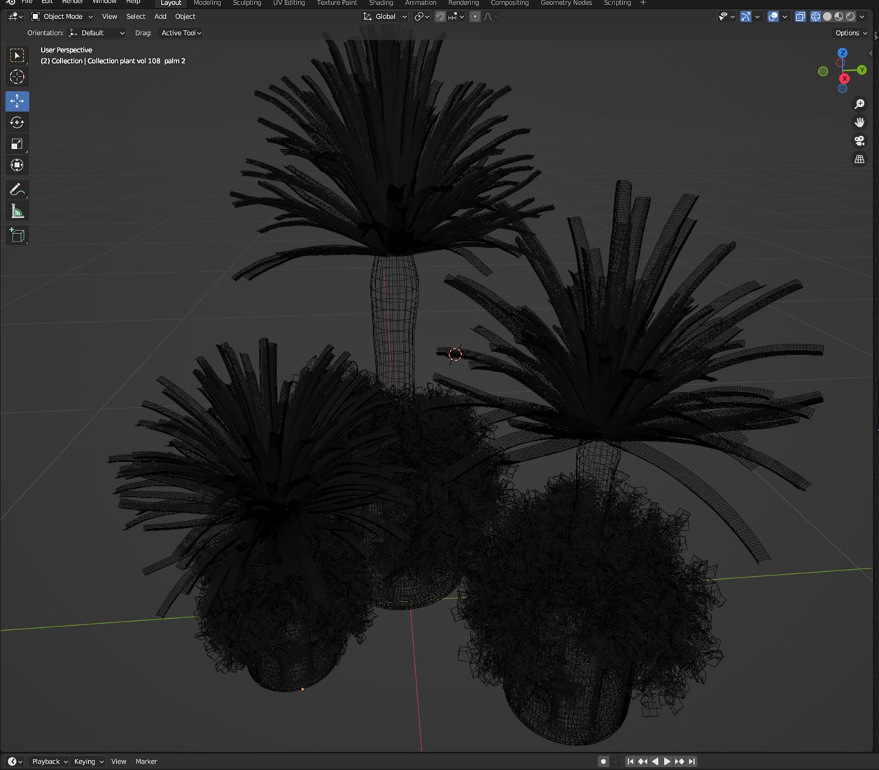 Collection Plant Vol 108 - Blender Model - 3D Model for