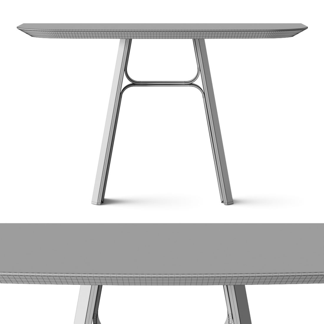 Morica Design Bridge Console Table - 3D Model for VRay, Corona