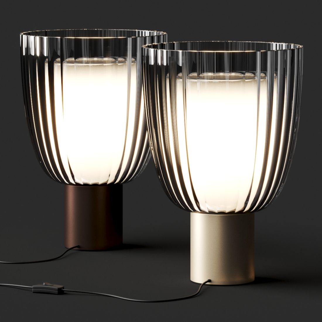 Italamp Universale Table Lamp - 3D Model for VRay, Corona