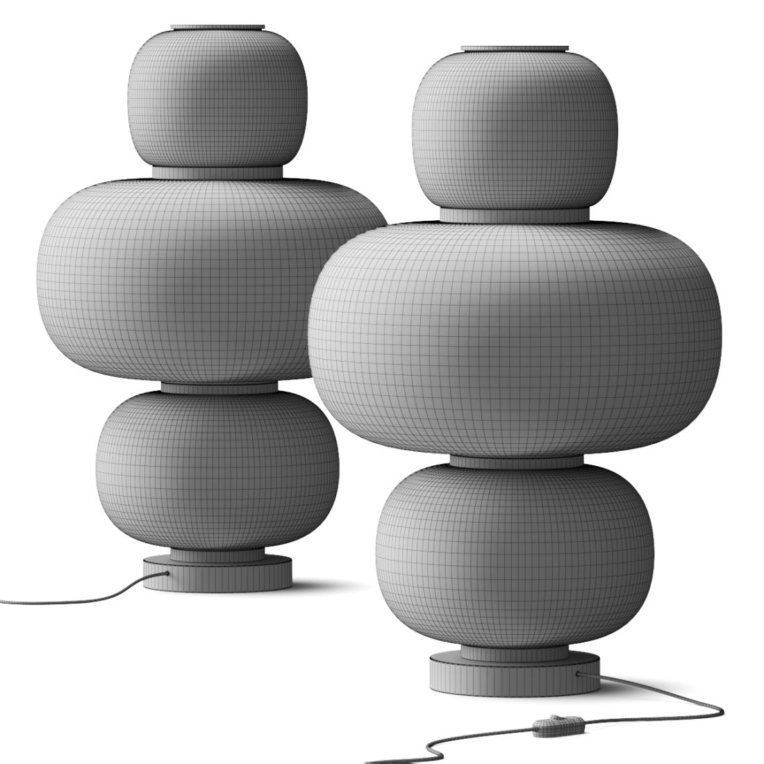 Italamp Nube Table Lamp - 3D Model for VRay, Corona