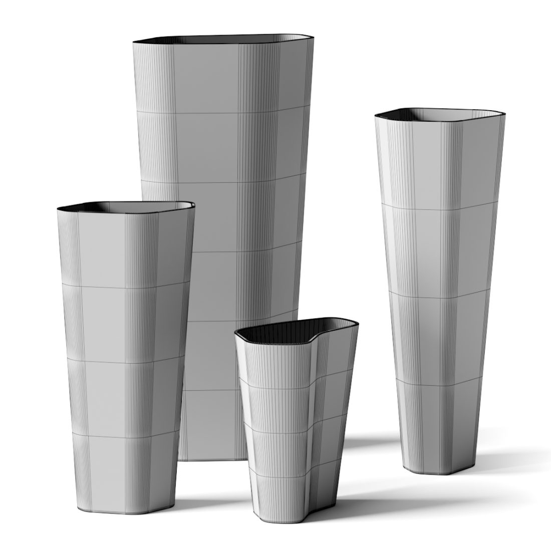 Andtradition Glass Vases 3D Model for VRay, Corona | CGMood
