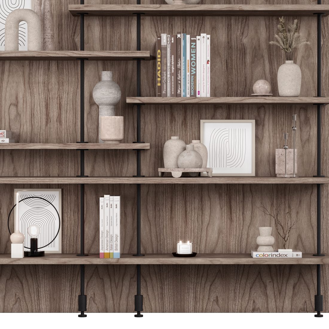 Rack - Shelf 06 - 3D Model for VRay, Corona