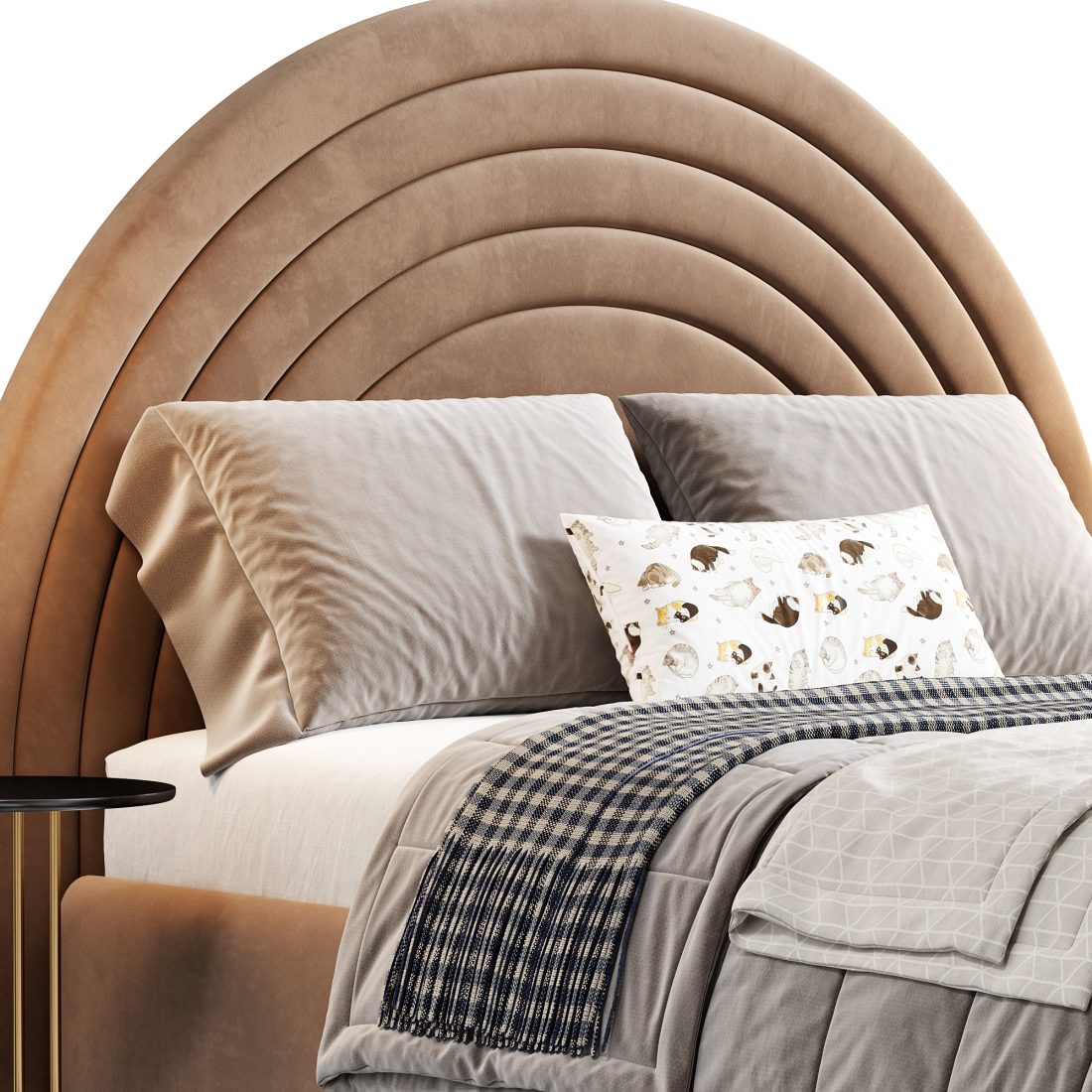 Barbera Bed By Thehighwall - 3D Model for Corona