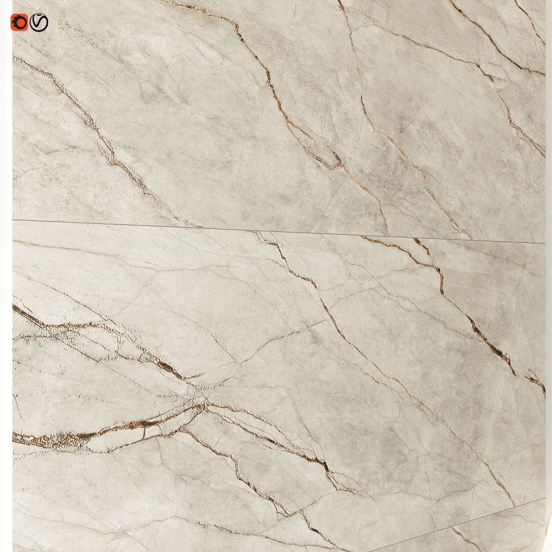 Marble Grey Porcelain Stoneware - 3D Model for VRay, Corona