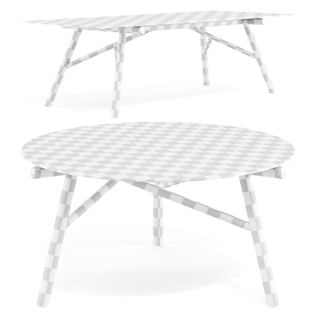 Pianca: Maestro - Dining Tables 3D Model for Corona | CGMood