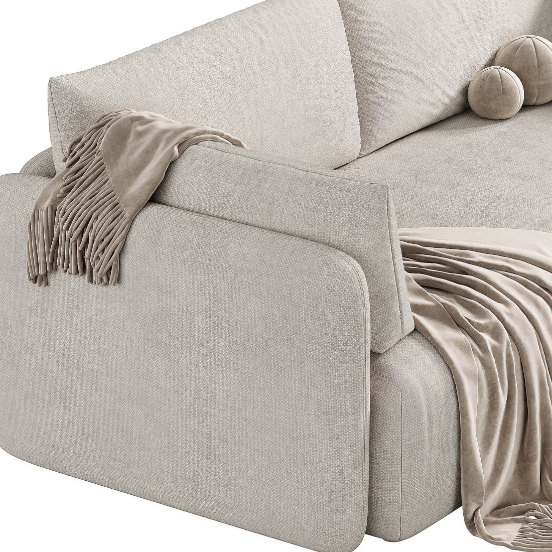 Offset Sofa 3D Model for Corona | CGMood