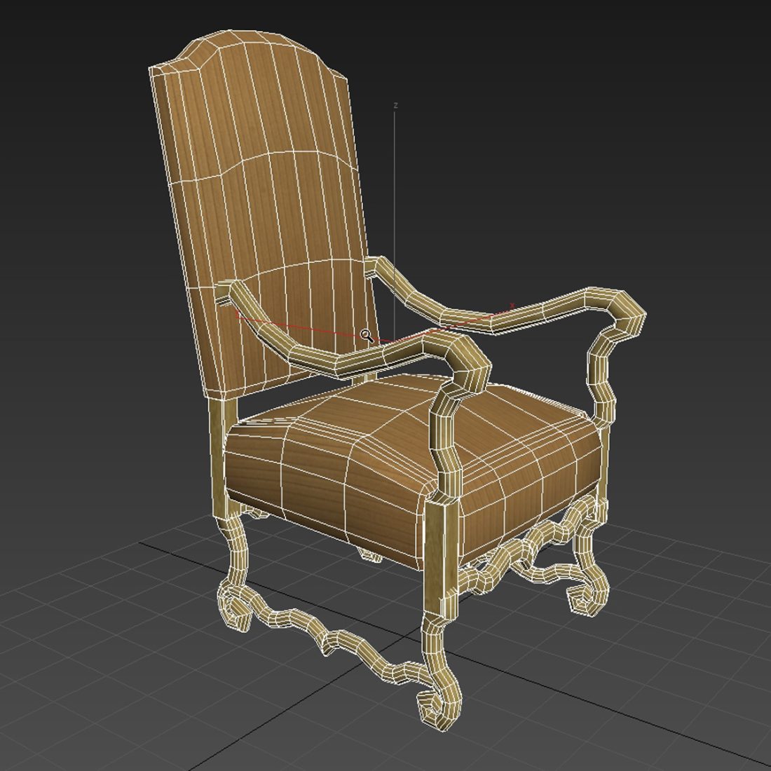 Custom Made Classic Chair 3D Model for Corona | CGMood