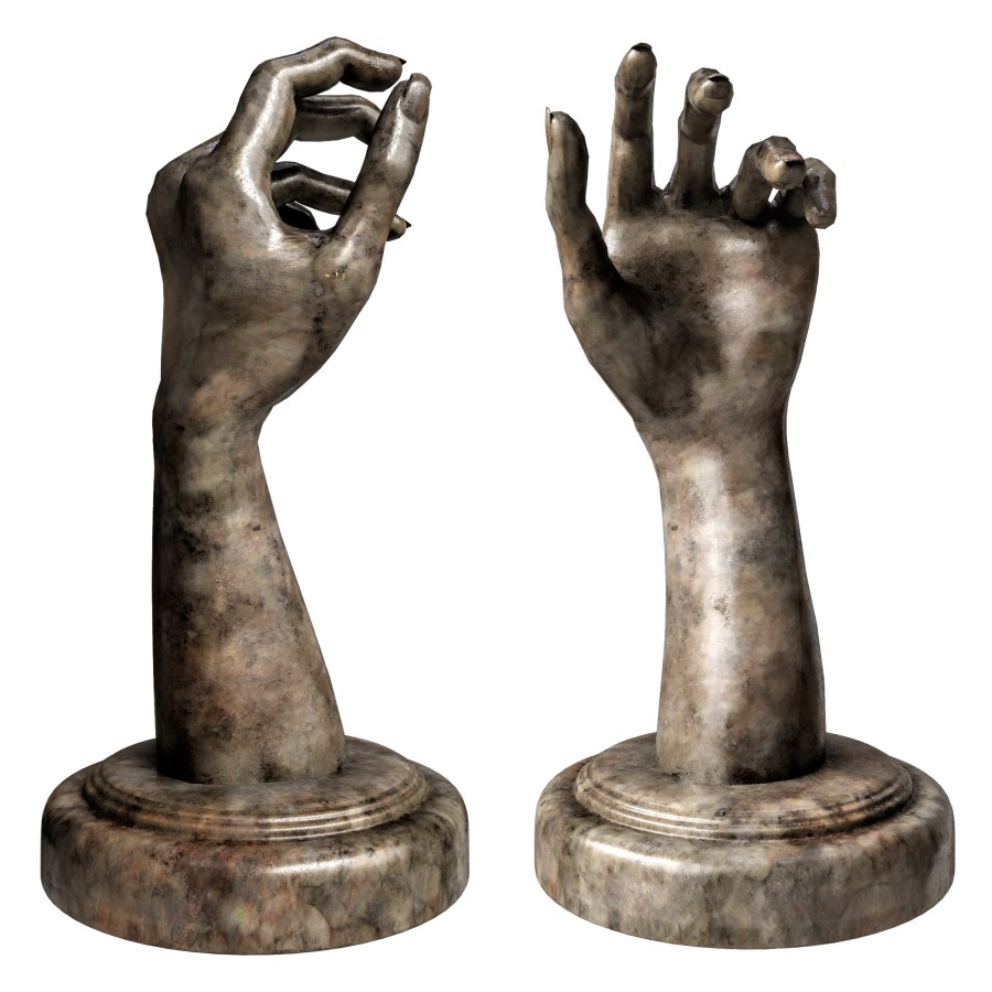 Hand Sculpture 1 3D Model for Corona | CGMood