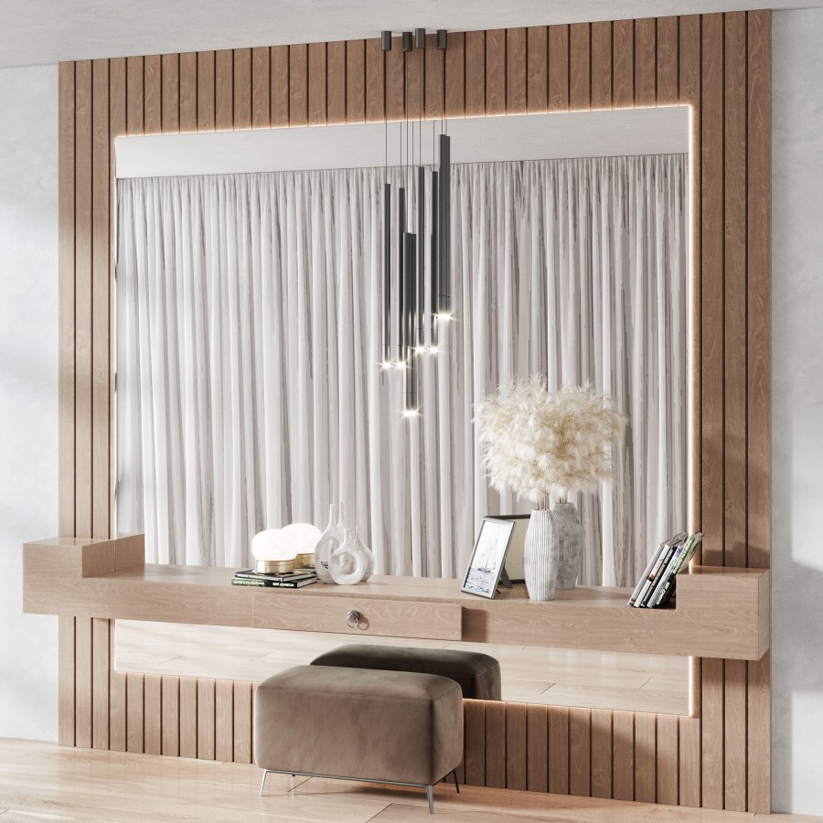 Hallway Set | №8 - 3D Model for Corona
