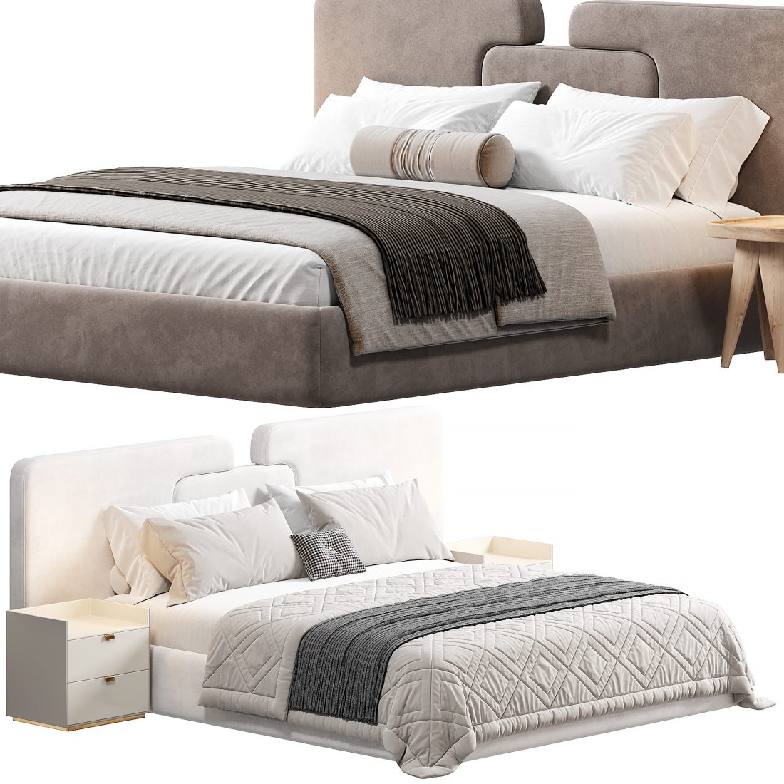 Status Bed By Samoa 3D Model for Corona | CGMood