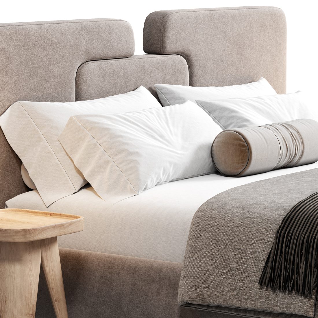 Status Bed By Samoa 3D Model for Corona | CGMood