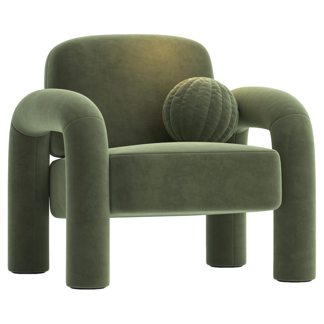 Amrane Armchair 3D Model for VRay, Corona | CGMood