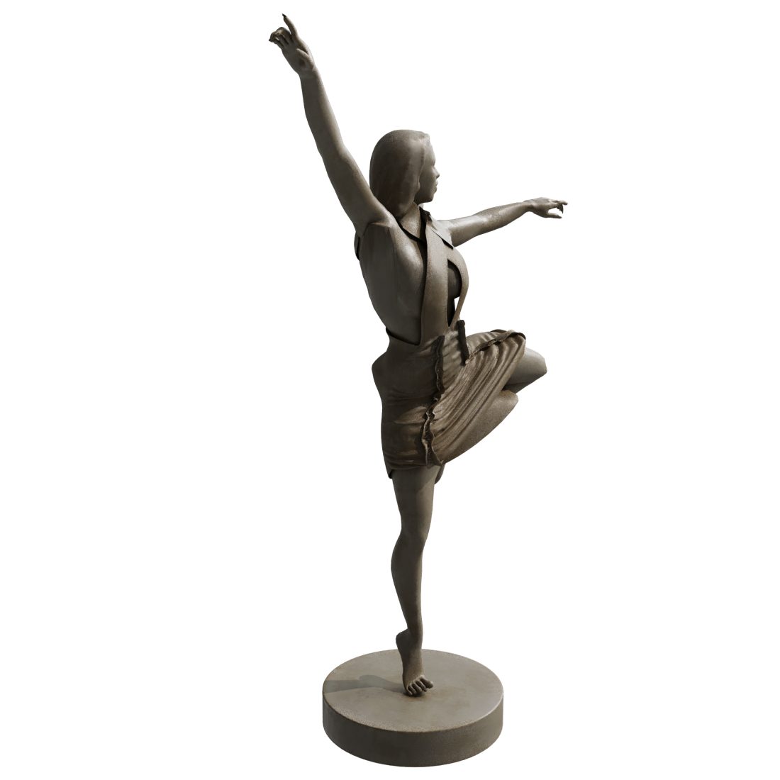 Girl Dance Sculpture 3D Model for Corona | CGMood
