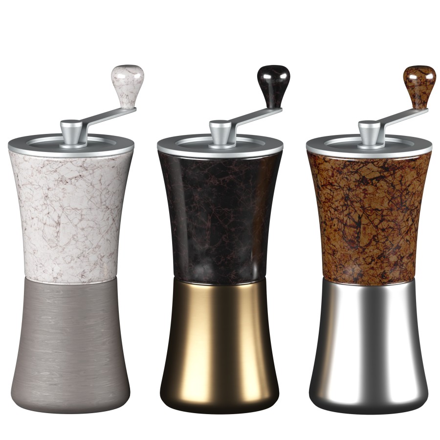 Pepper Grinders (pbr Materials) - 3D Model for VRay
