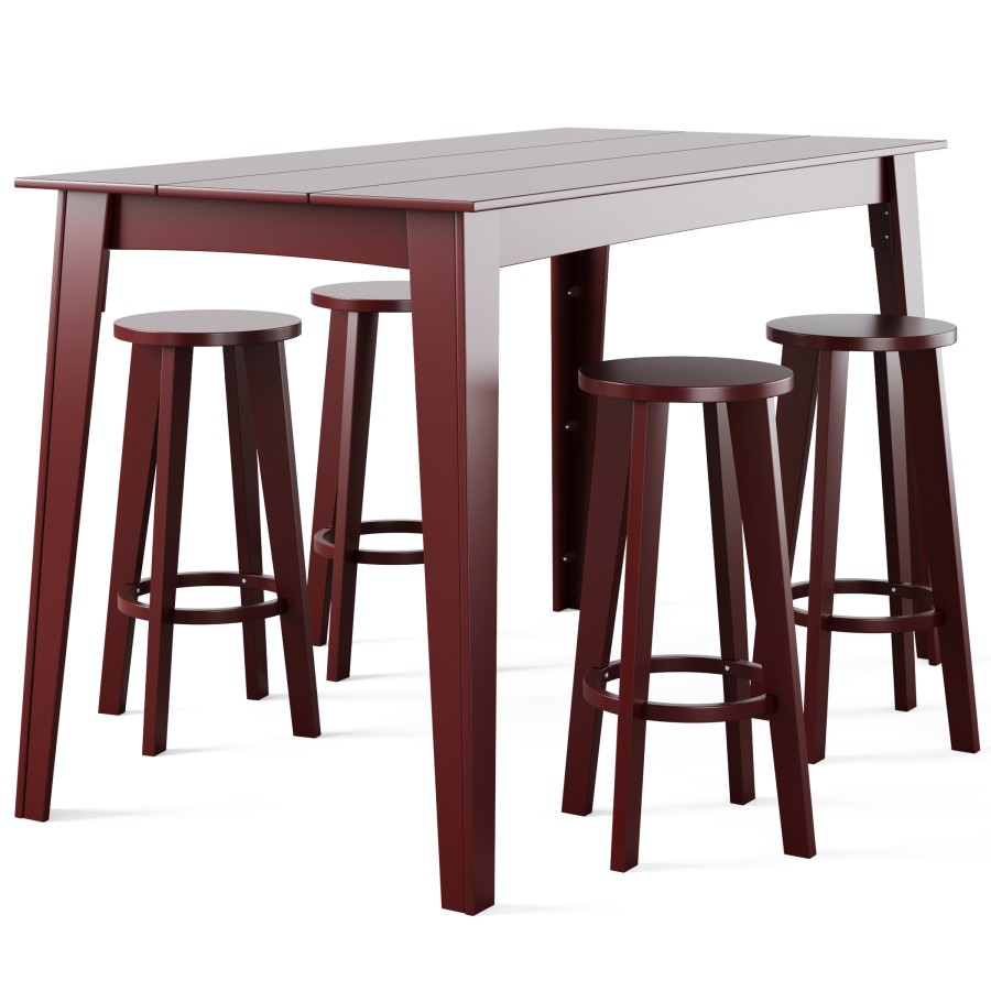 Alfresco Bar Table And Norm Bar Stool - 3D Model for VRay, Corona