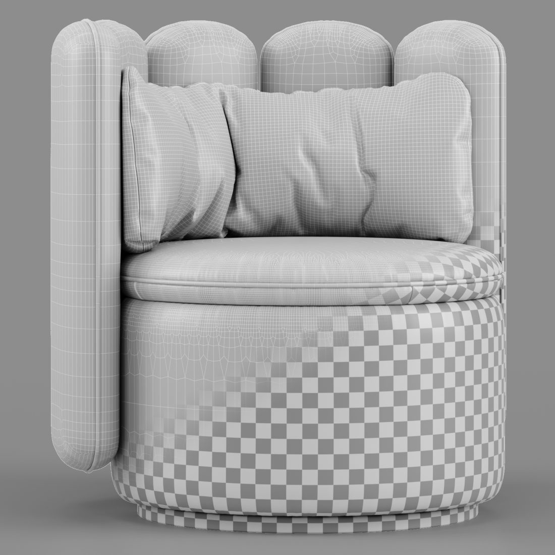 Ds 800 Armchair - Desede - 3D Model for Corona