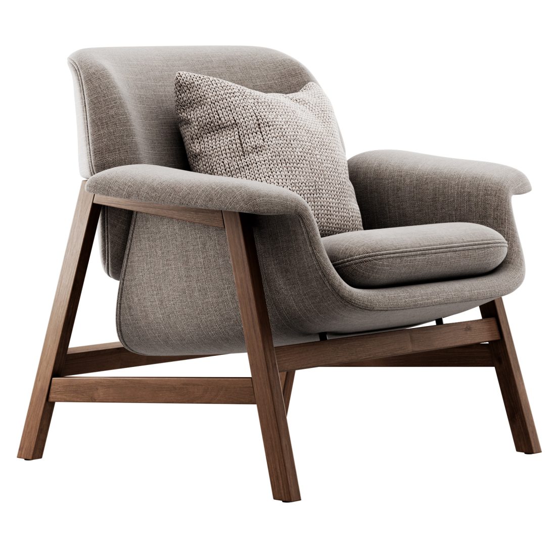 Agnese Armchair By Tacchini 3D Model for VRay | CGMood