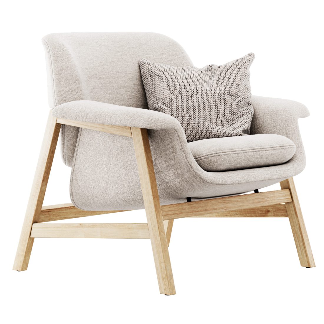 Agnese Armchair By Tacchini 3D Model for VRay | CGMood