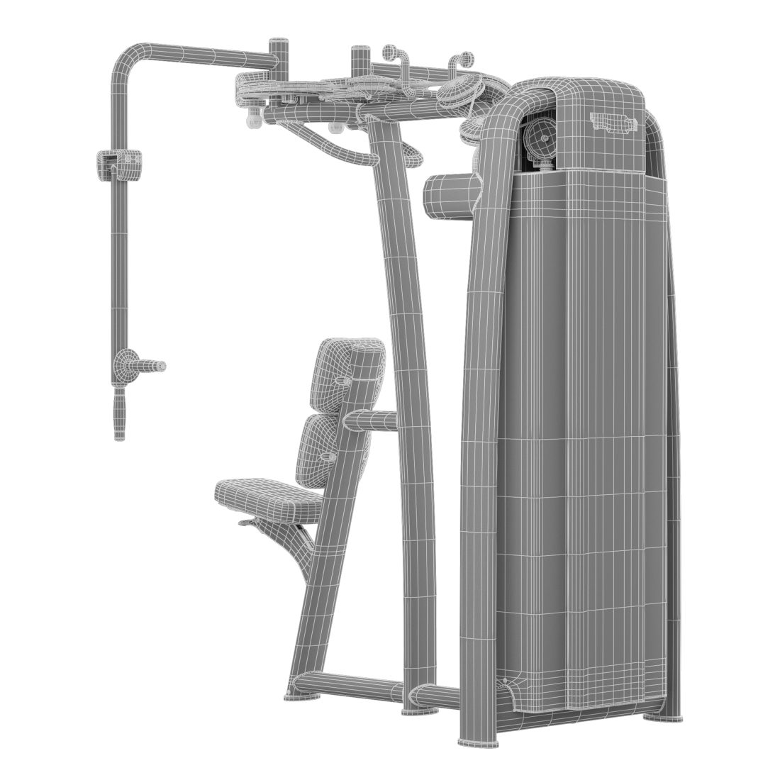 Technogym Selection 700 -Dual Pectoral Reverse Fly 3D Model for VRay ...