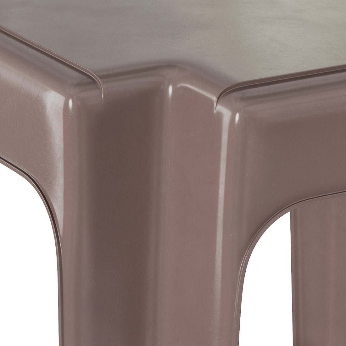 Mocha Table For Chaise Longue - 3D Model for VRay, Corona