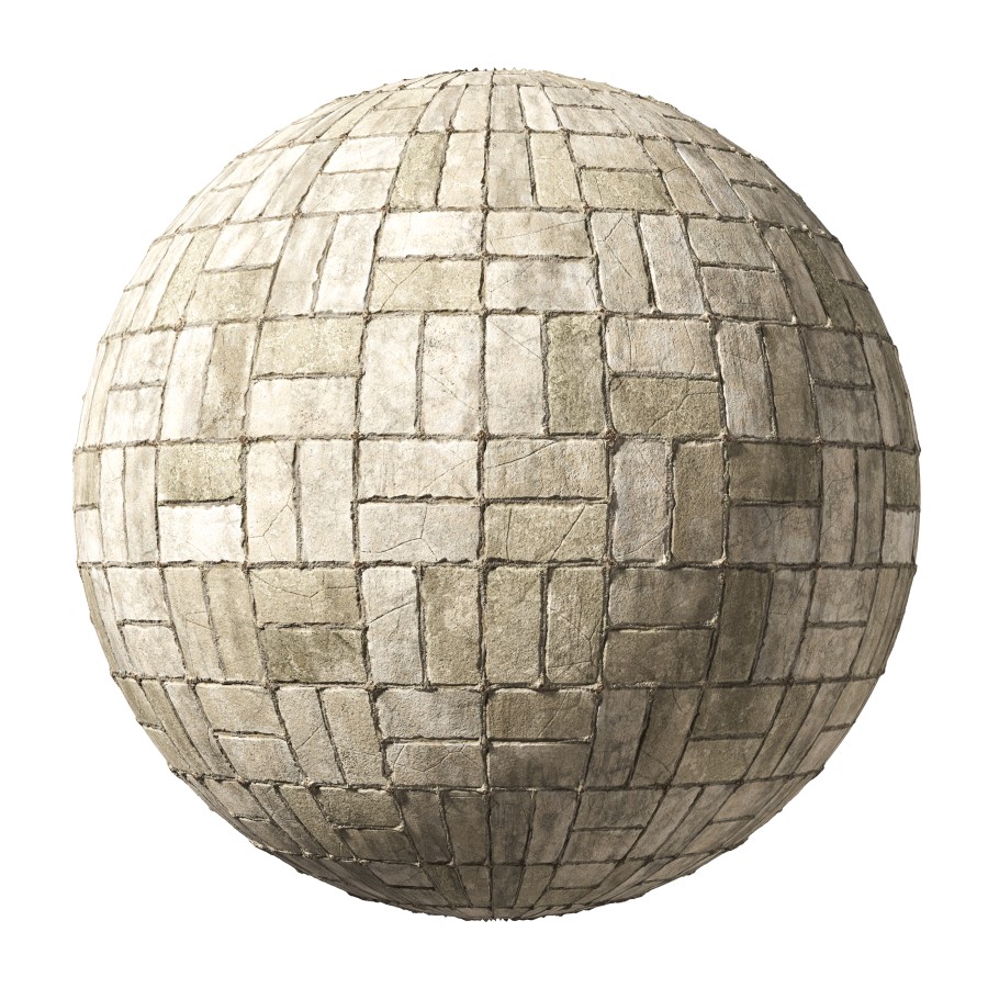 Seamless Tile Material 16 - 3D Model for VRay, Corona